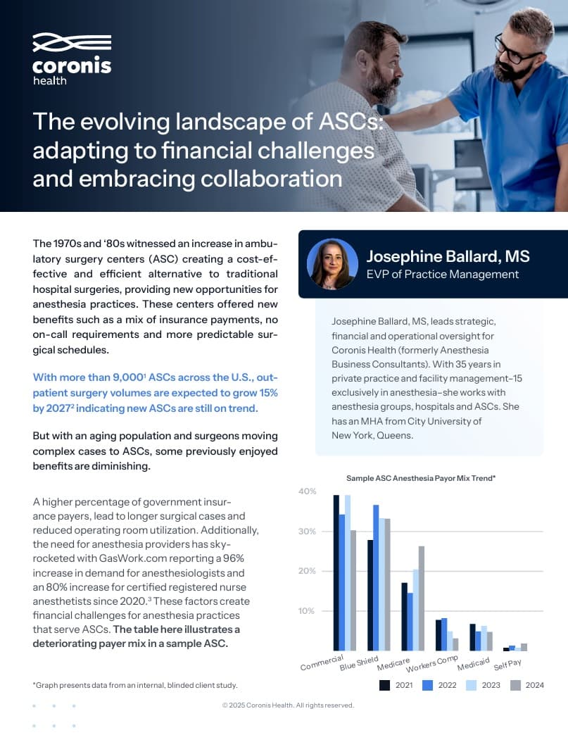 Evolving Landscape of ASCs | Article | Coronis Health